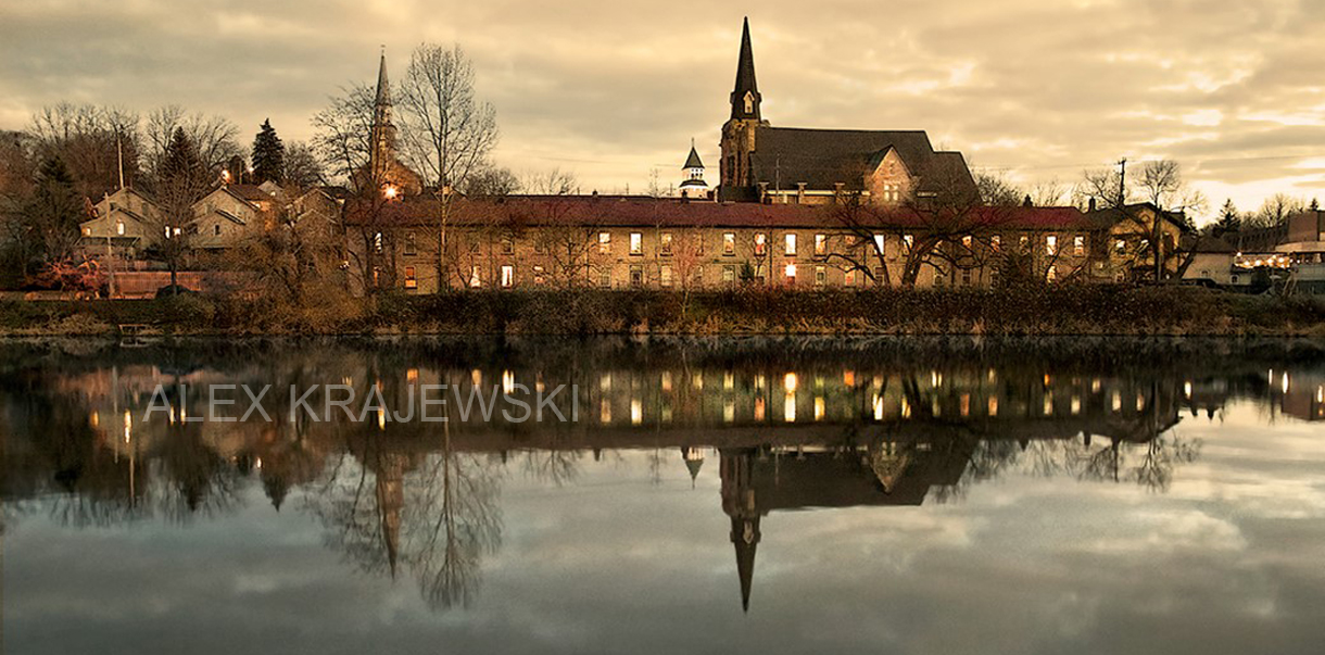 Hespeler Reflections, Cambridge Ontario by Alex Krajewski