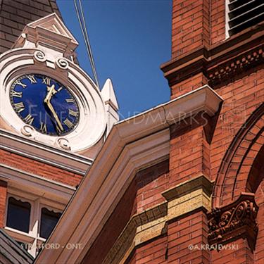 Stratford City Hall Clock Stratford, Ontario